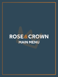 Menus | Rose & Crown Pub Edinburgh
